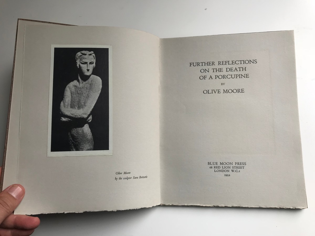 OLIVE MOORE | Art & Politics